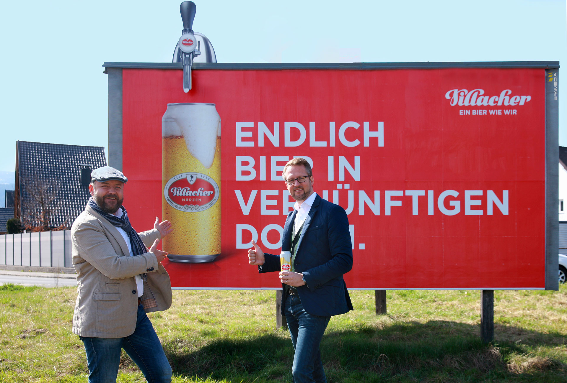 EPAMEDIA-Villacher Bier schmeckt Formatsprengungen bei EPAMEDIA